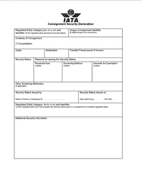 Consignment Security Declaration (CSD) | Biosecurity Central